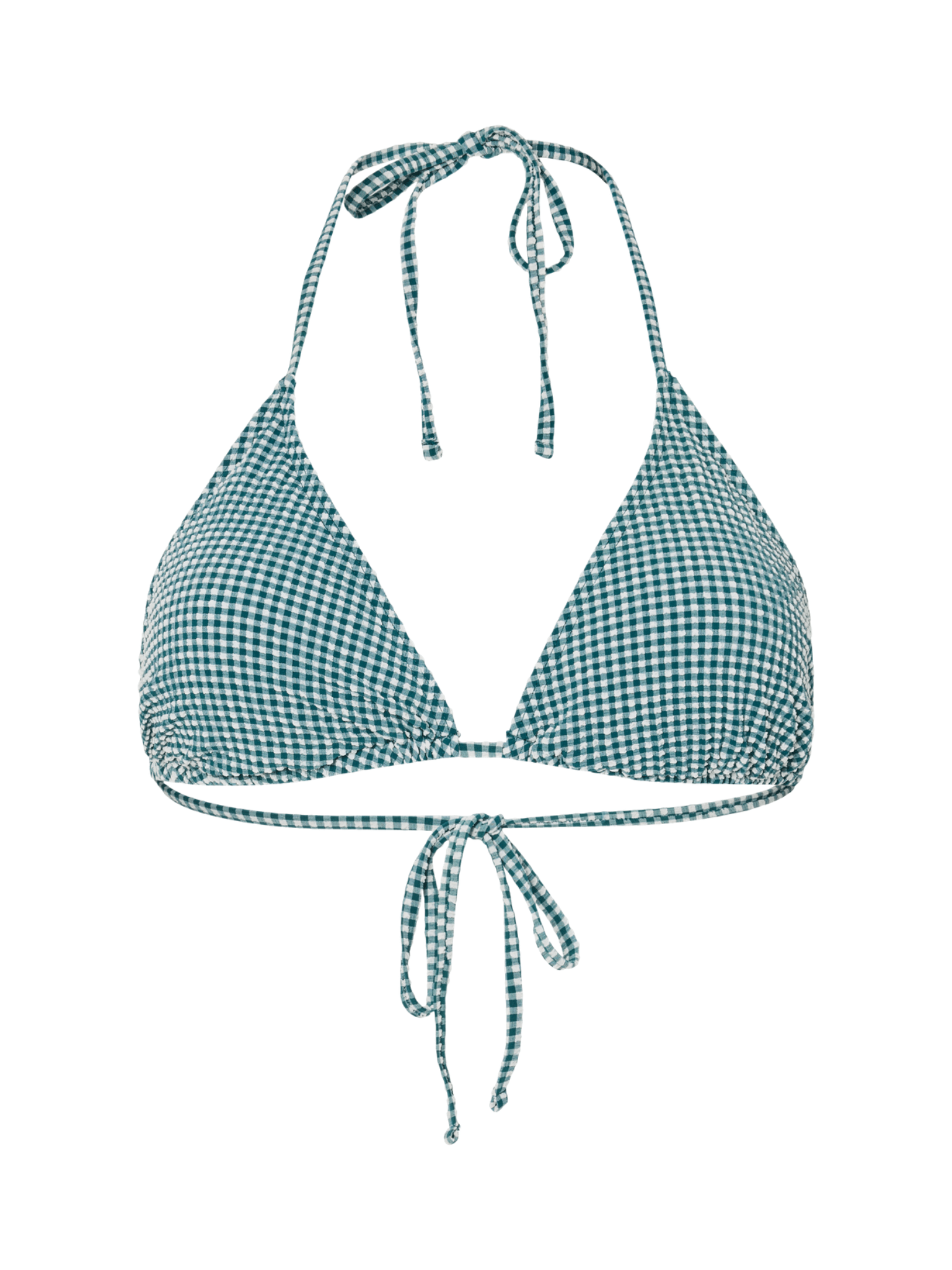 KIA BIKINI TOP - CHECK - fra danske Dinvintageshop